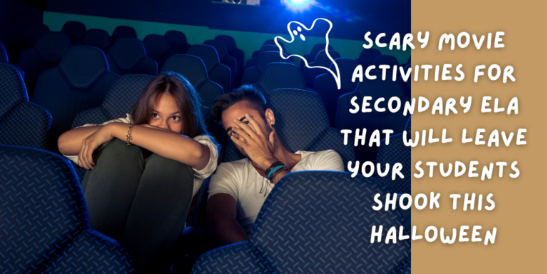 Scary Movie Activities for Secondary ELA That Will Leave Your Students ...